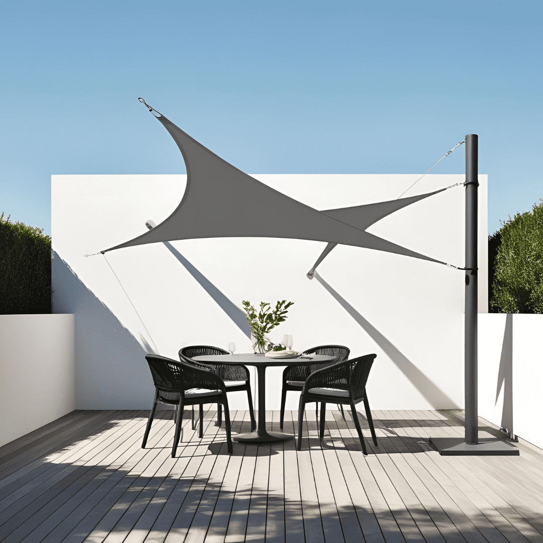 Buy 3 Point Right Angle Triangle Shade Sails Brisbane | Shadeworx