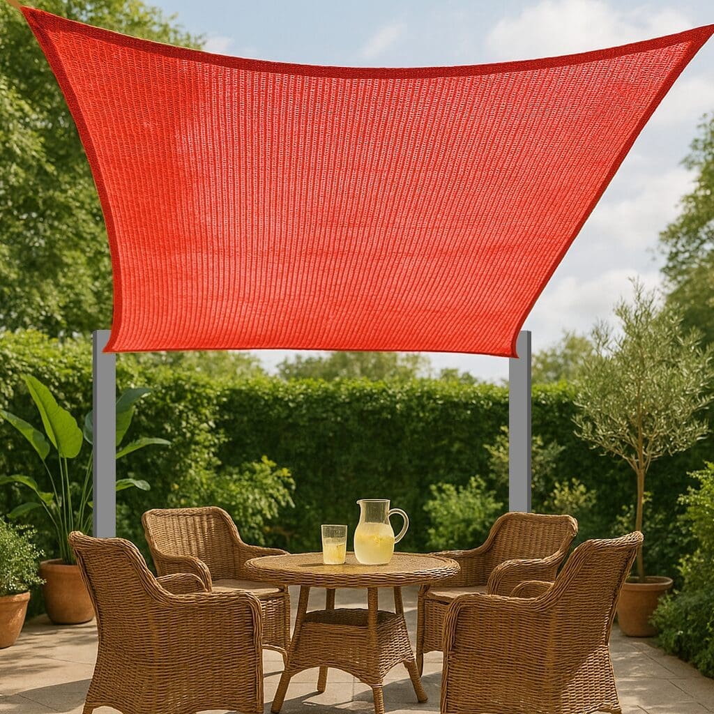 Buy 4 Point Rectangular Shade Sail - 4m x 5m | Shadeworx
